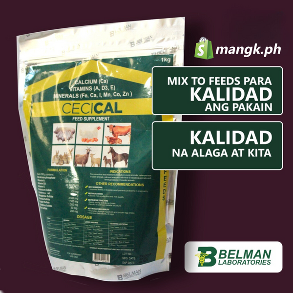 1 KG CECICAL POWDER Feed MIX Vitamins|Minerals for Chicken|Gamefowl GO ...